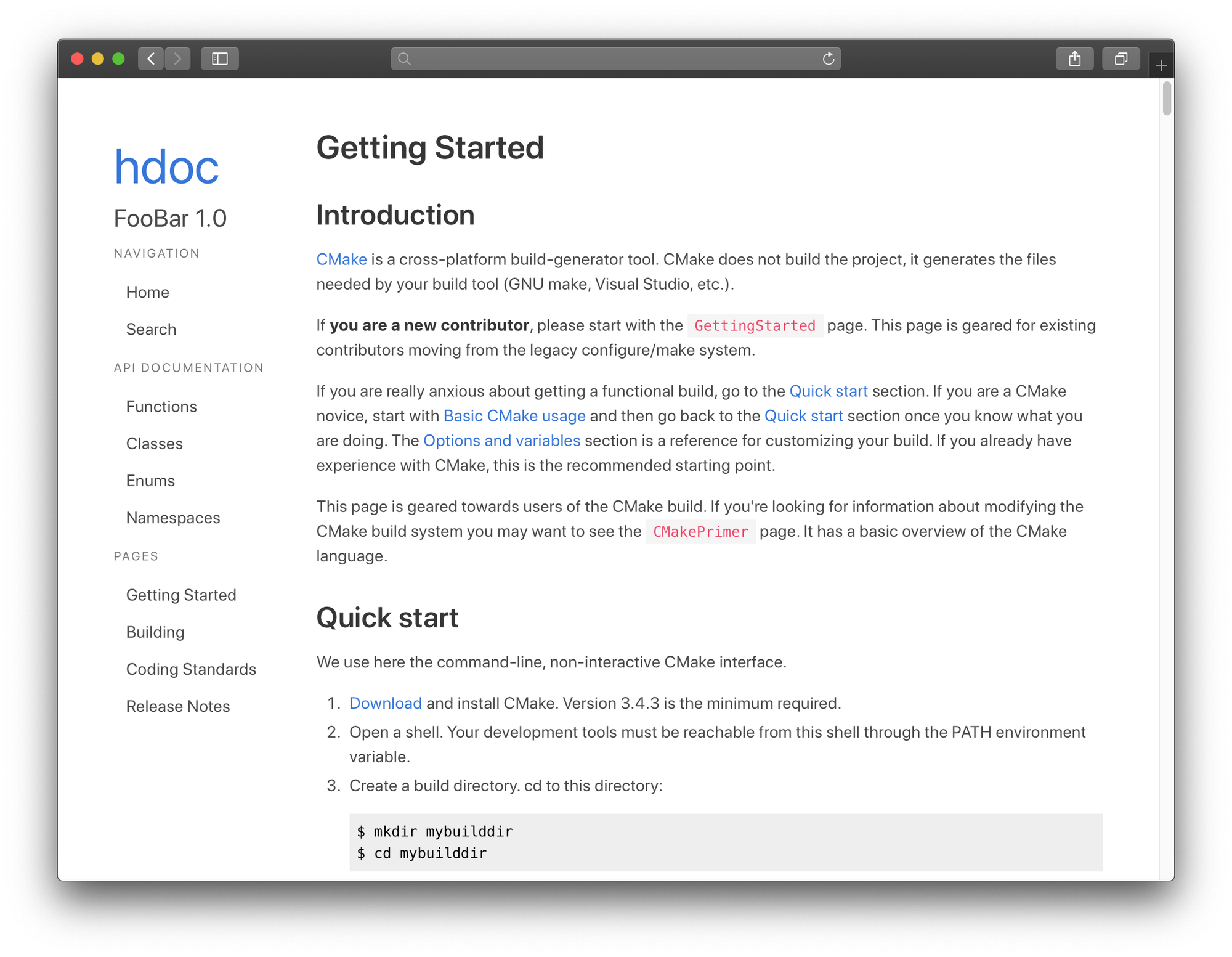 hdoc: the modern C++ documentation tool